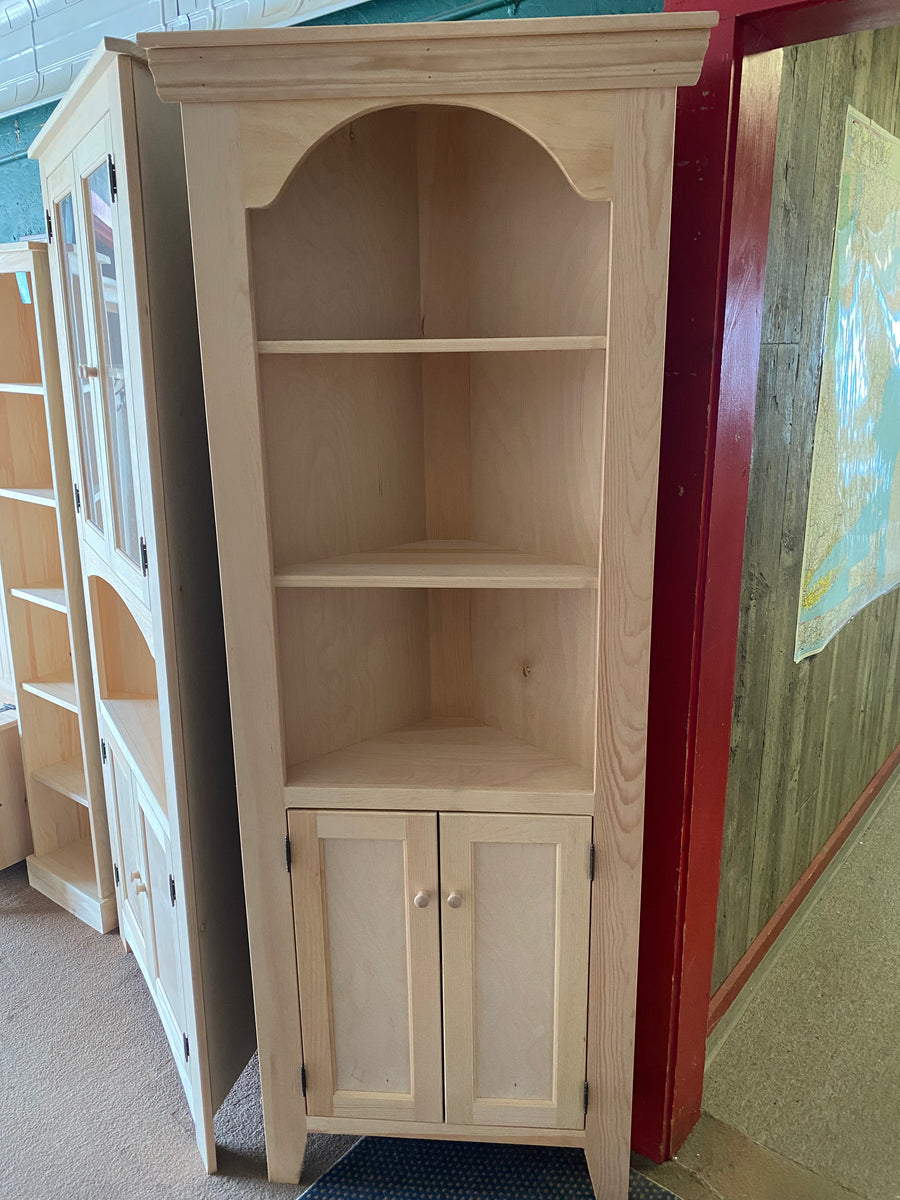 Dutch Corner Hutch – Allards' Unfinished Furniture